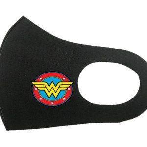 Handmade | Accessories | Wonder Woman Face Mask Washable Reusable ...